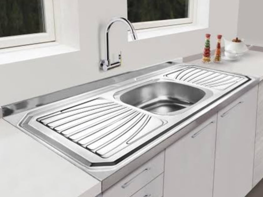 Pia Inox Concretada 120cm Escorredor - QG Móveis